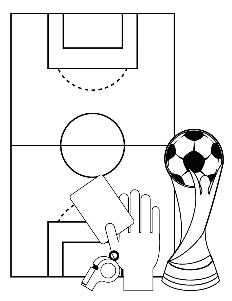 Soccer Coloring Pages, Soccer PDF, Soccer Printables, Soccer Coloring ...