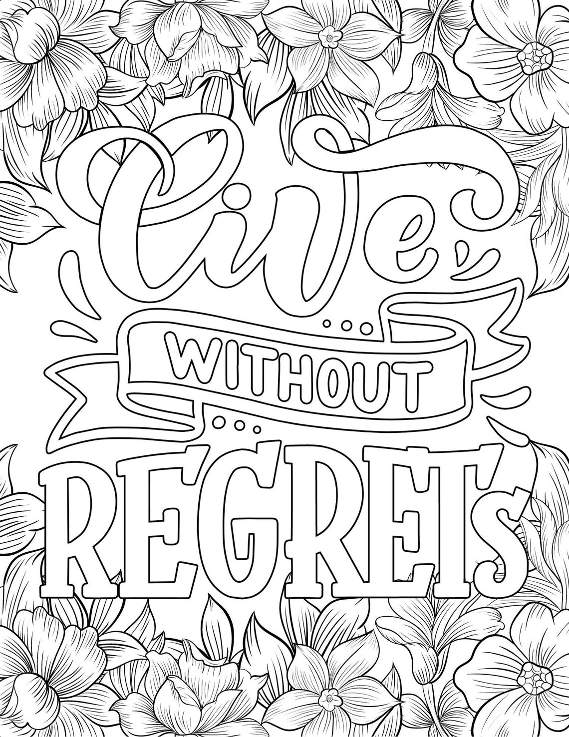 Inspirational Quotes Coloring Pages, Inspirational Quotes PDF ...