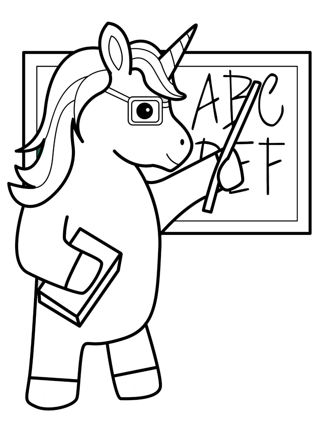 Back to School Coloring Pages, Back to School PDF, Back to School ...