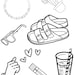 VSCO Girl Coloring Pages, Teens Coloring Pages, VSCO Aesthetic Coloring ...