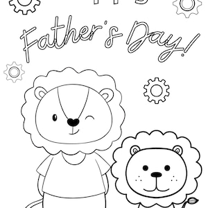 Father's Day Coloring Page, Father's Day Printables, Father's Day ...
