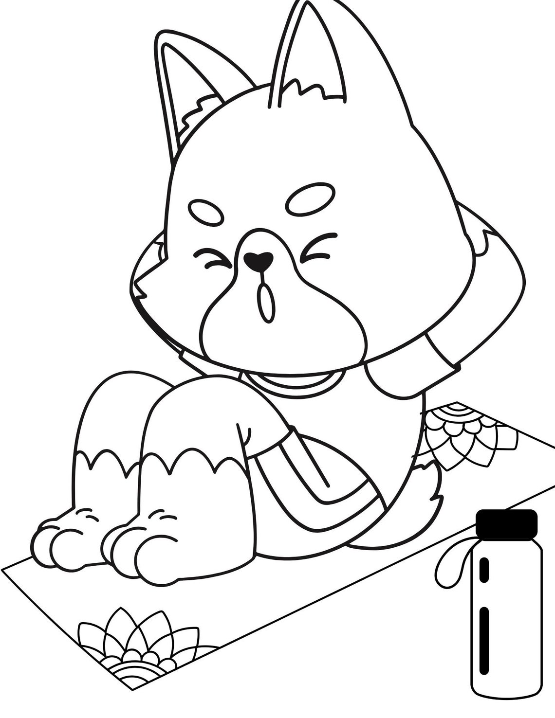 Workout Coloring Pages, Exercise Coloring Pages, Gym Coloring Pages ...