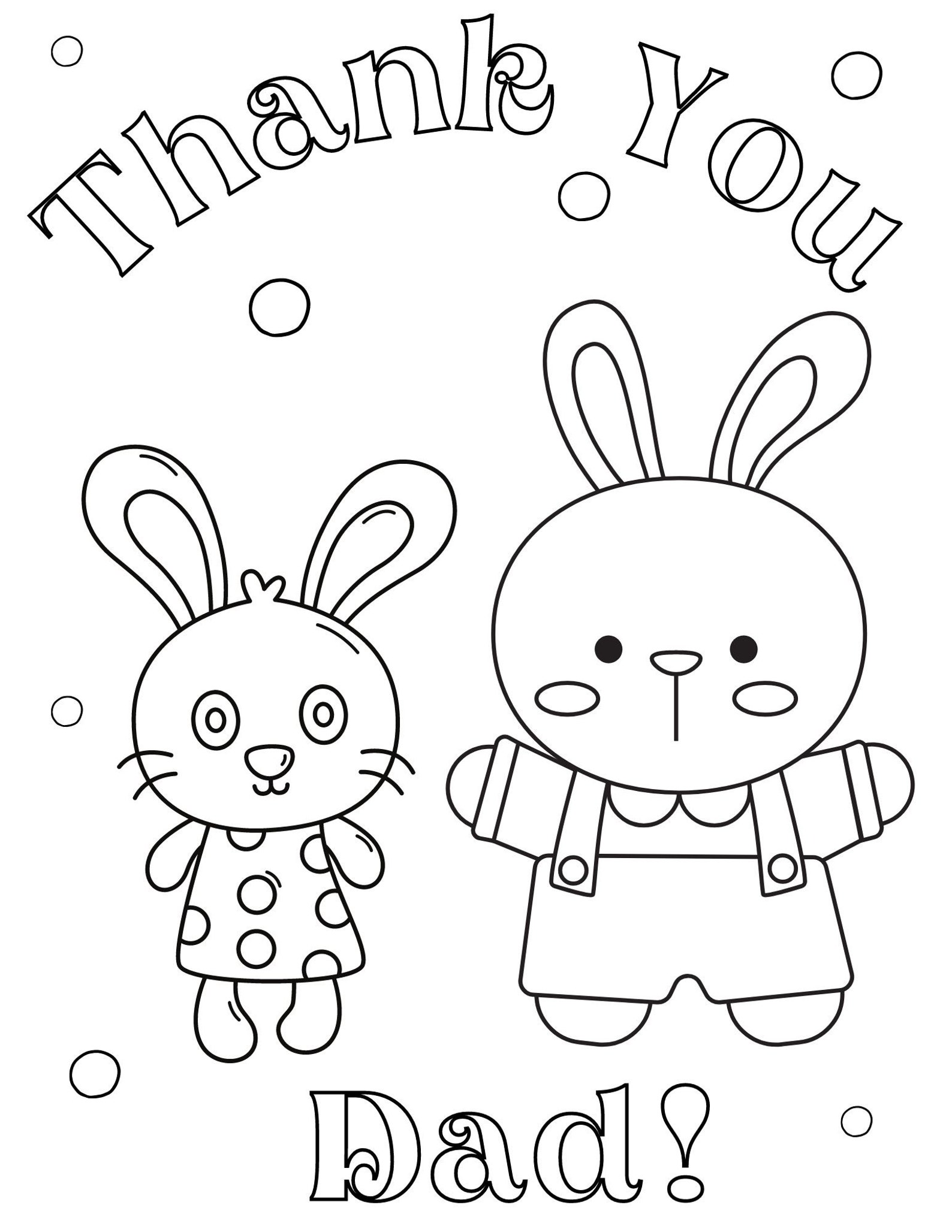 Father's Day Coloring Page, Father's Day Printables, Father's Day ...