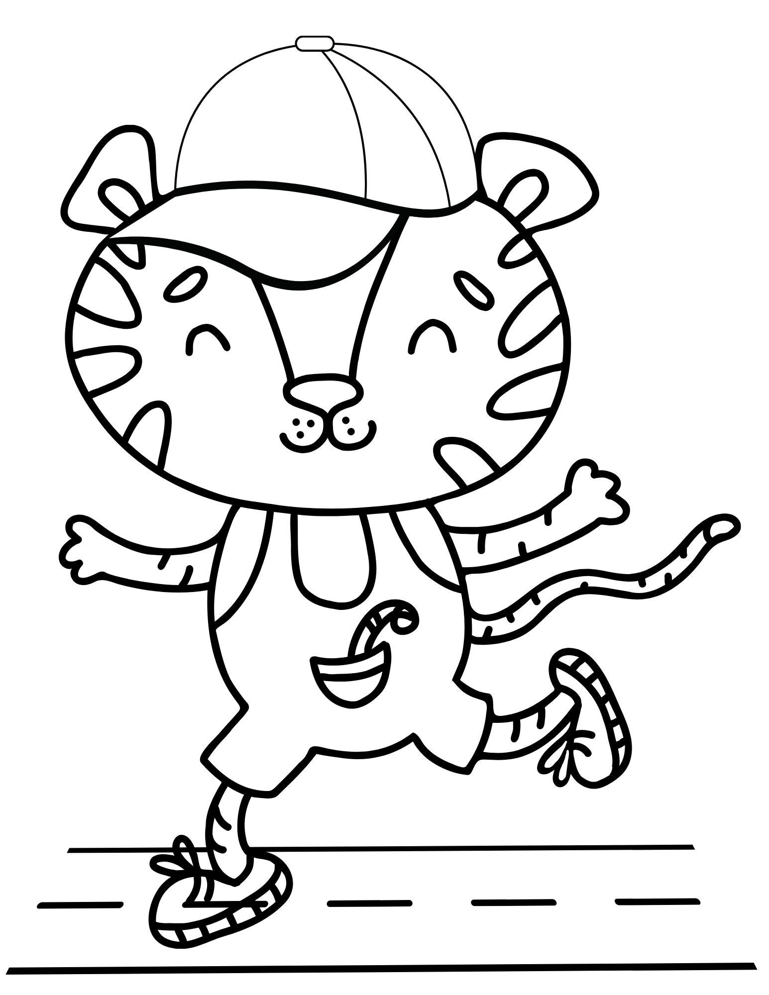 Workout Coloring Pages, Exercise Coloring Pages, Gym Coloring Pages ...