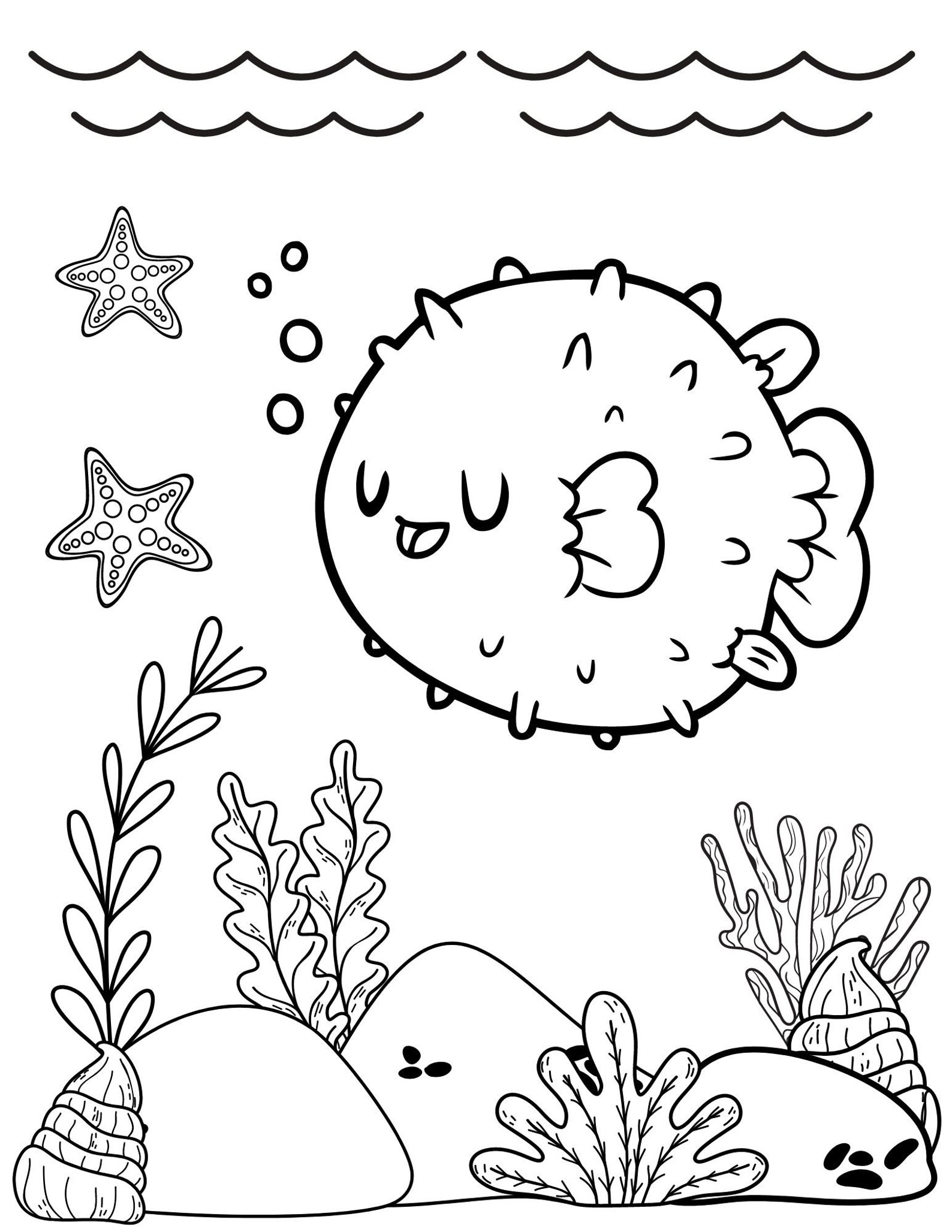 Under the Sea Coloring Pages, Sea Life Coloring, Ocean Coloring Pages ...