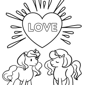 Unicorn Valentine's Day Coloring Pages, Valentines Printables ...