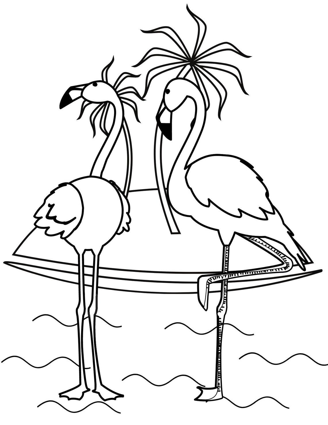 Flamingo Coloring Pages, Flamingo PDF, Flamingo Printables, Flamingo ...