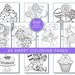 Sweets Coloring Pages for Kids Sweets Printable Coloring - Etsy