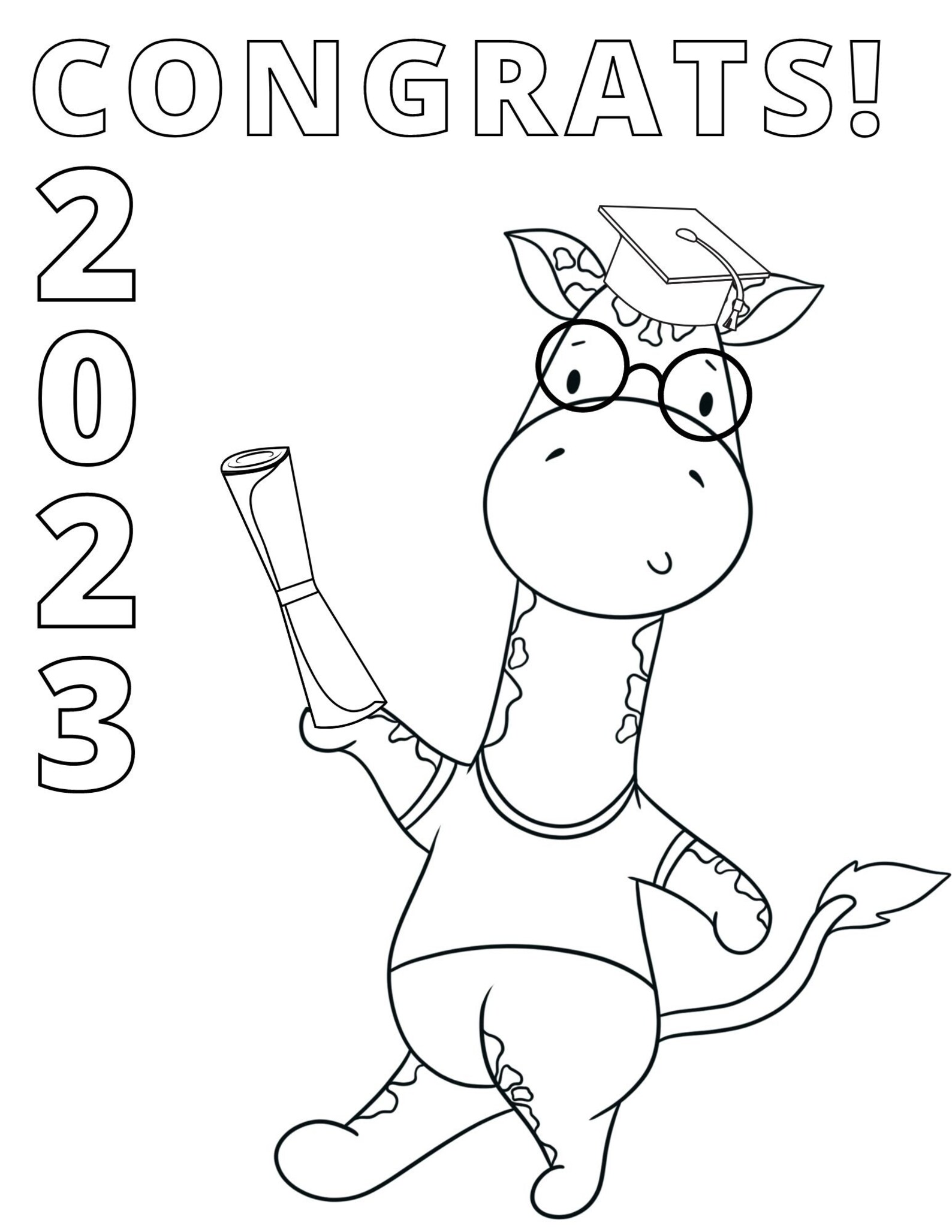 Graduation Coloring Pages Graduation PDF Graduation - Etsy