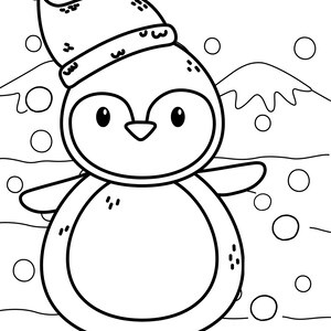 Penguin Coloring Pages, Penguin PDF, Penguin Printables, Penguin ...