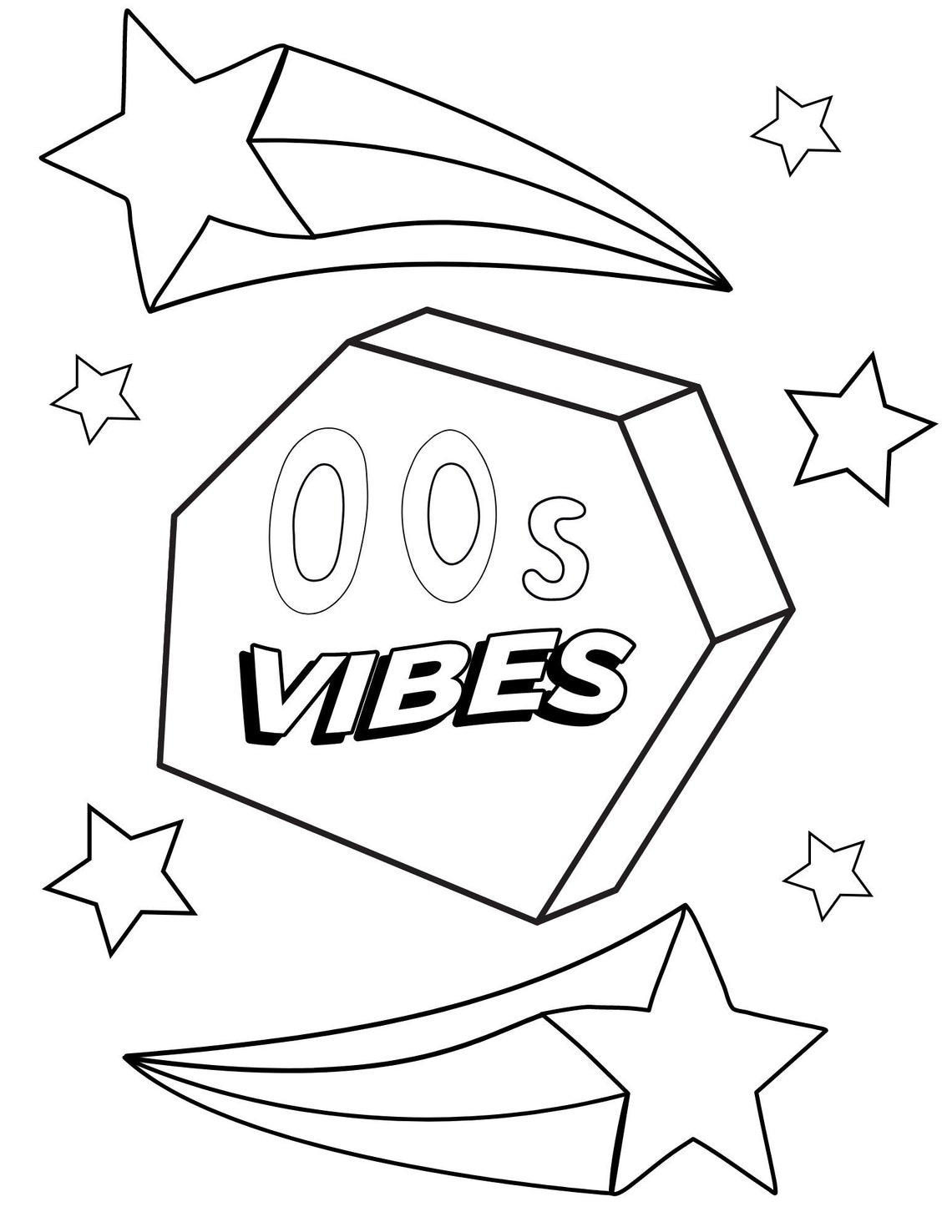 Y2K Coloring Pages, Teens Coloring Pages, Y2K Aesthetic Coloring, Teen ...