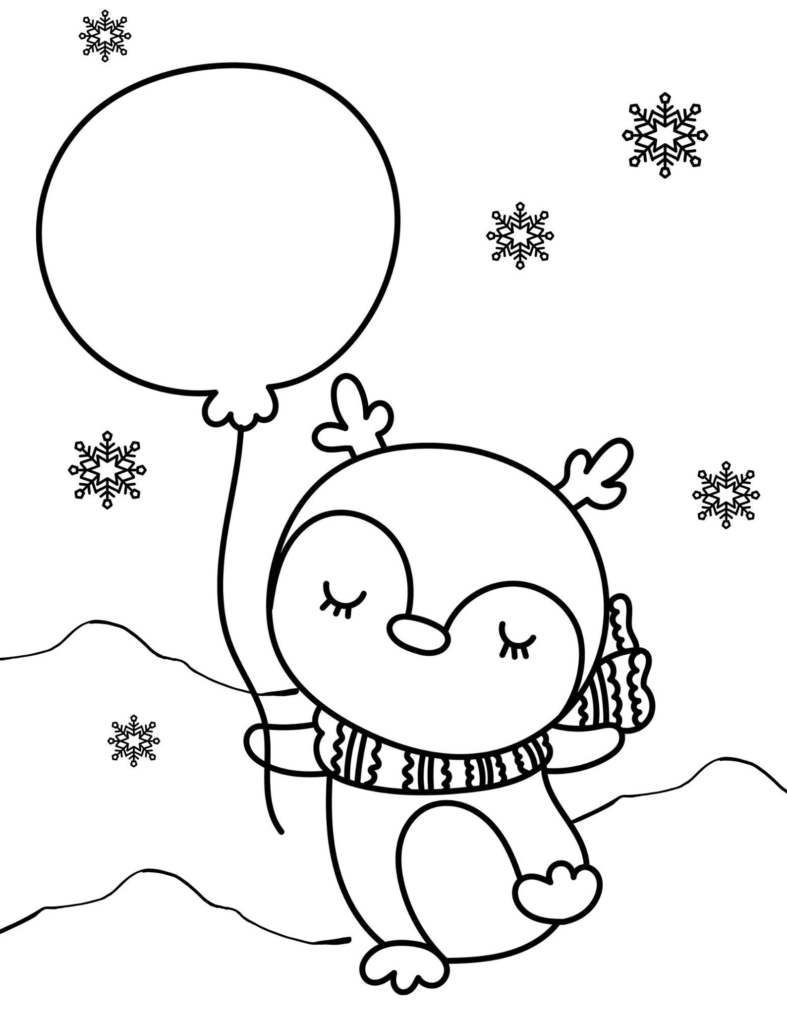 Penguin Coloring Pages, Penguin PDF, Penguin Printables, Penguin ...