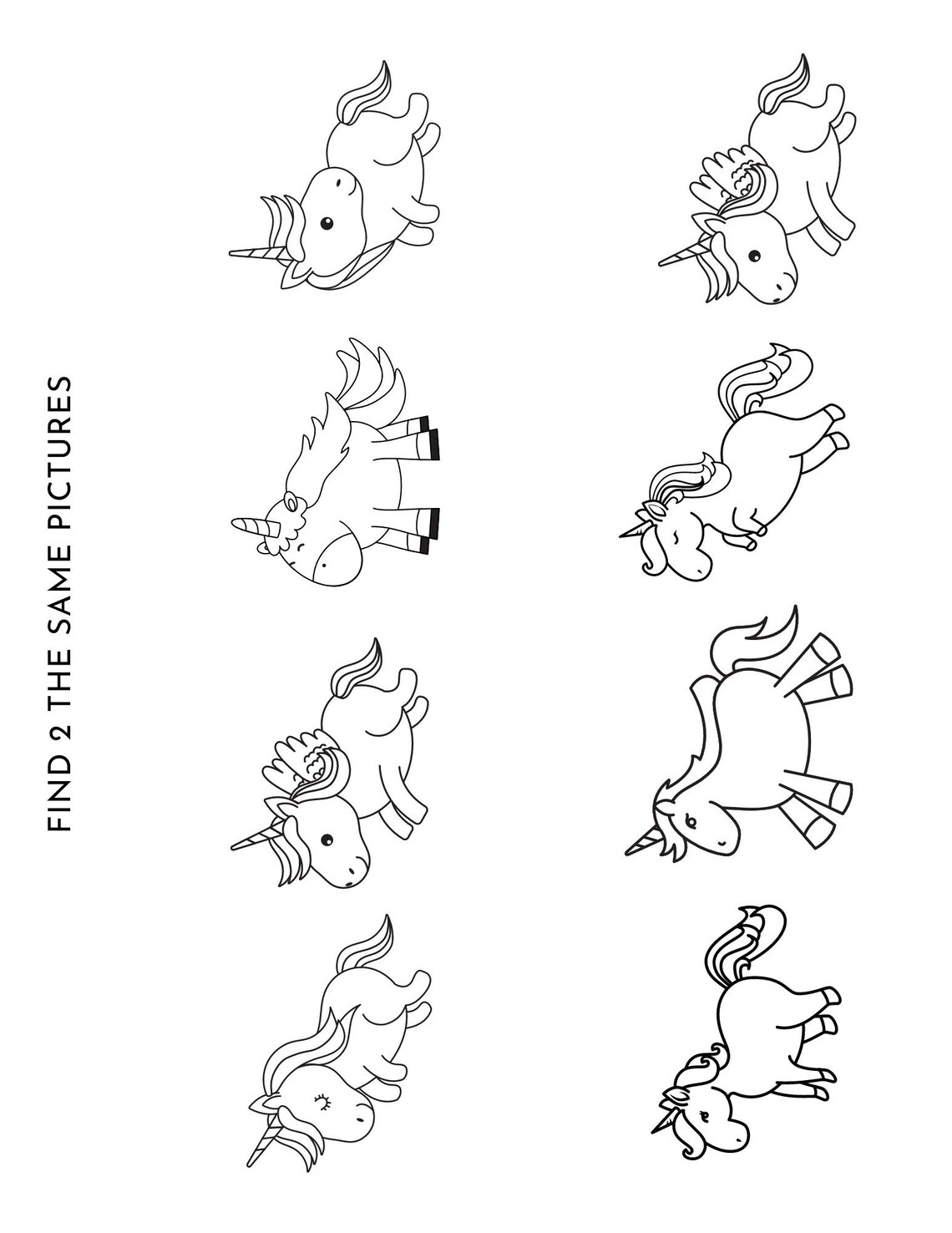 Unicorn Activity Pages, Unicorn Printables, Mazes, Word Searches, Color ...