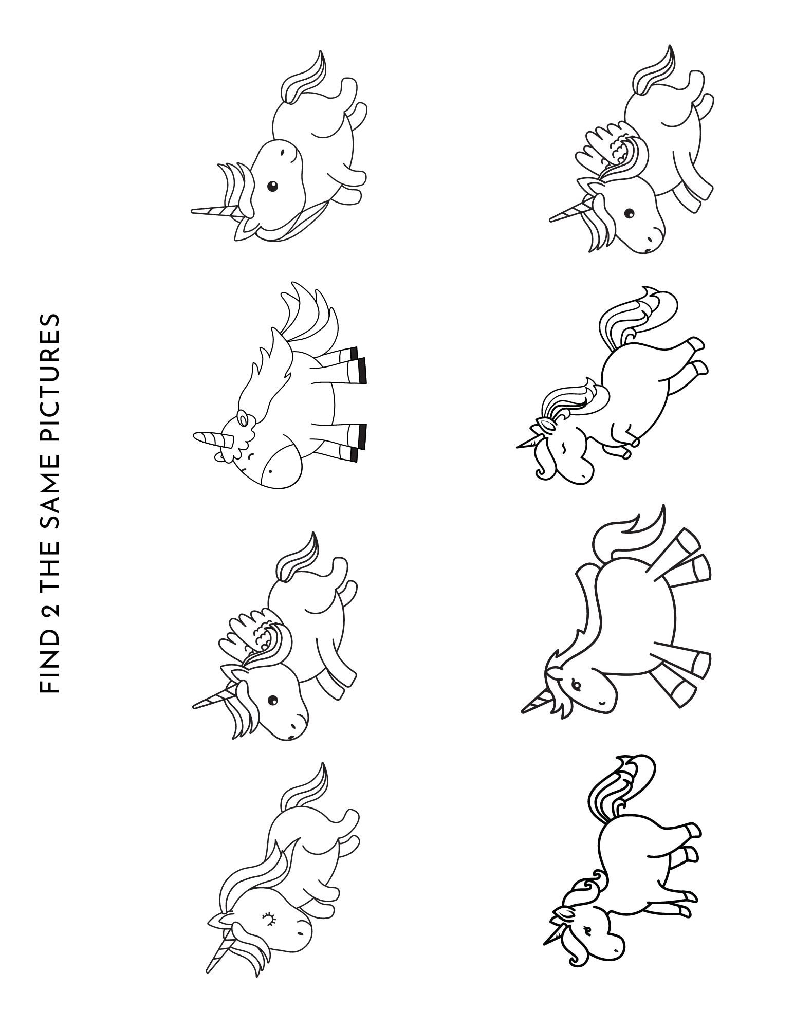 Unicorn Activity Pages, Unicorn Printables, Mazes, Word Searches, Color ...