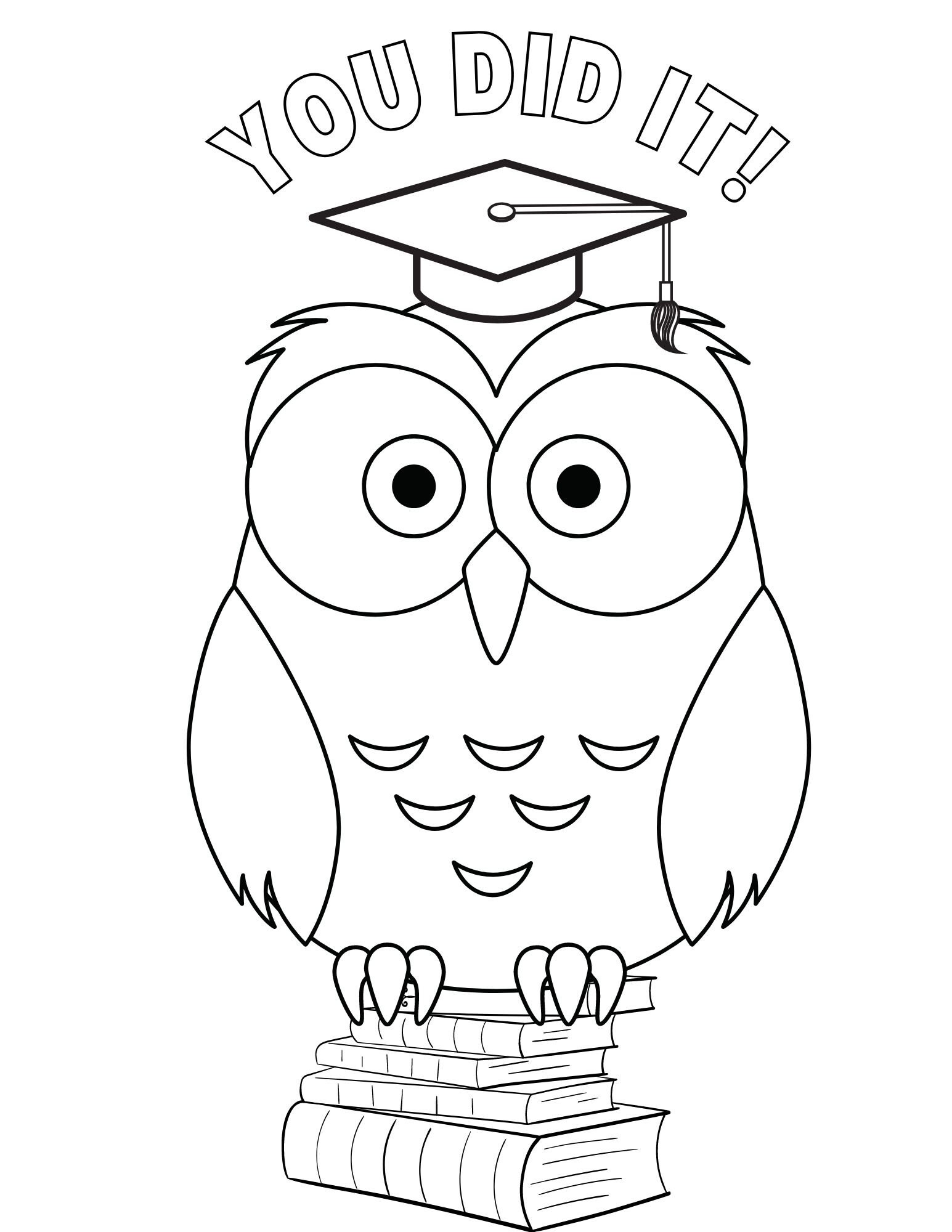 Graduation Coloring Pages Graduation PDF Graduation - Etsy