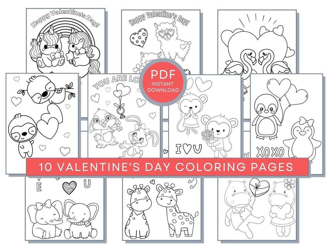 Valentine's Day Coloring Pages, Valentines Printables, Valentines Day ...