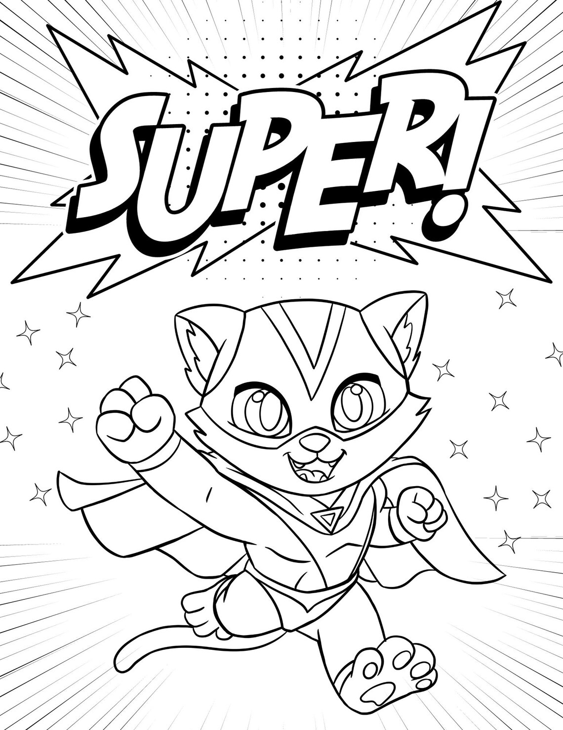 Superhero Coloring Pages, Superhero PDF, Superhero Printables, Super ...