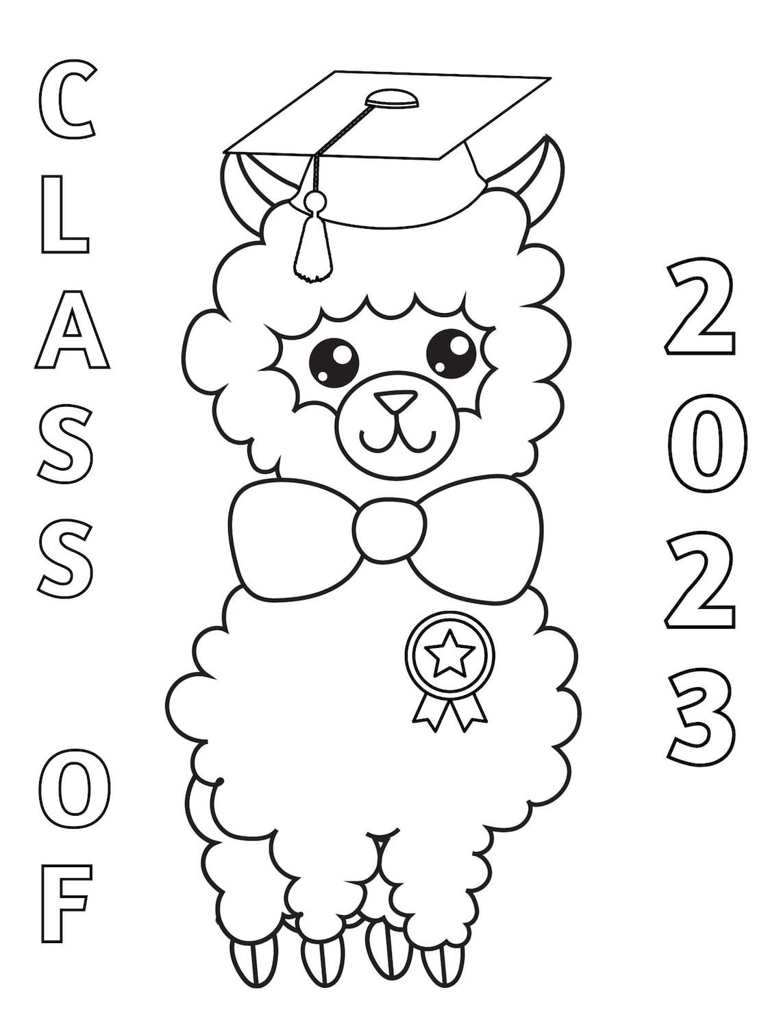 Graduation Coloring Pages Graduation PDF Graduation - Etsy