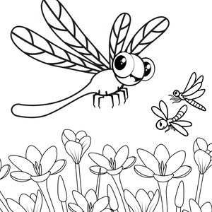 Bugs Coloring Pages, Bee PDF, Butterfly Printables, Spider Coloring ...