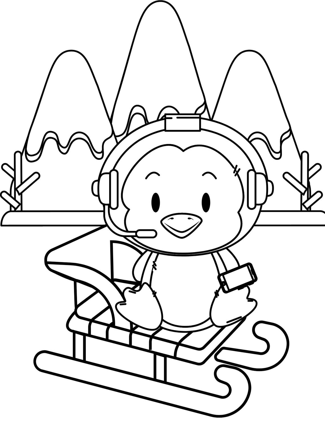 Penguin Coloring Pages, Penguin PDF, Penguin Printables, Penguin ...