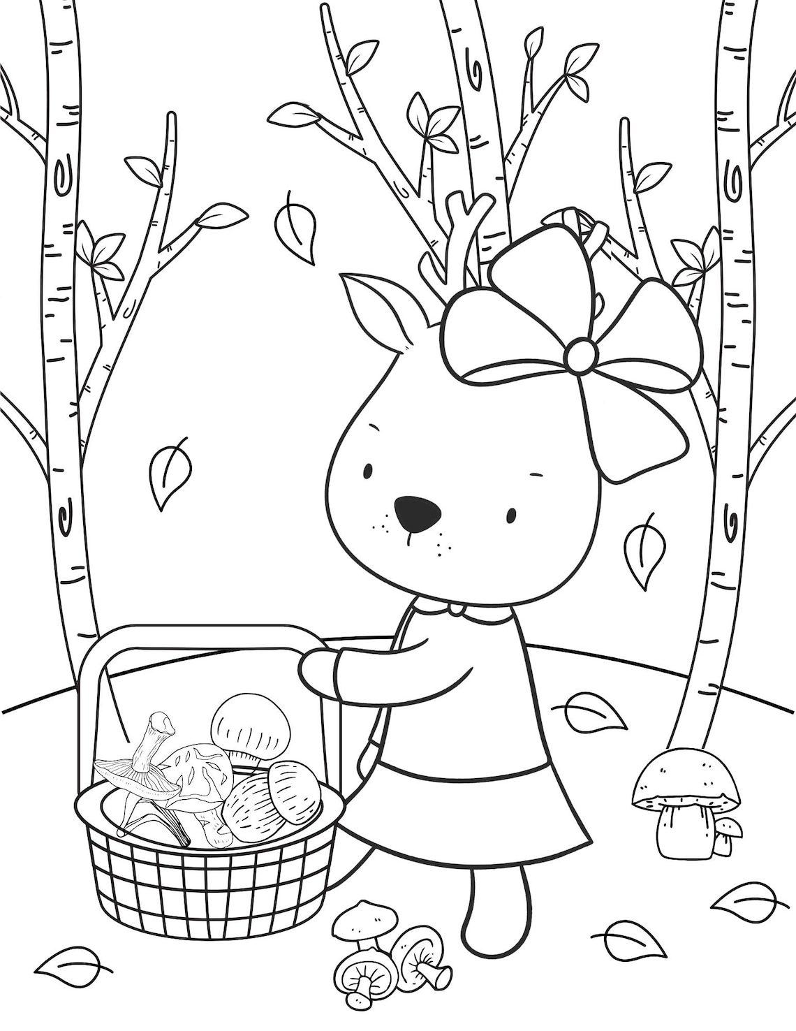 Fall Coloring Pages, Fall Coloring PDF, Fall Printables, Fall Activity ...