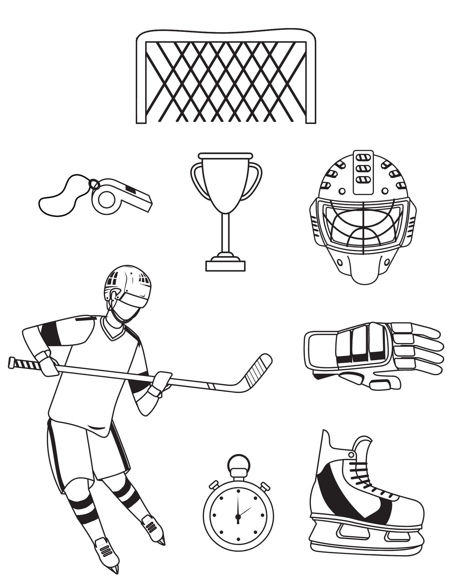 Sports Coloring Pages, Sports PDF, Sports Printables, Sport Coloring ...