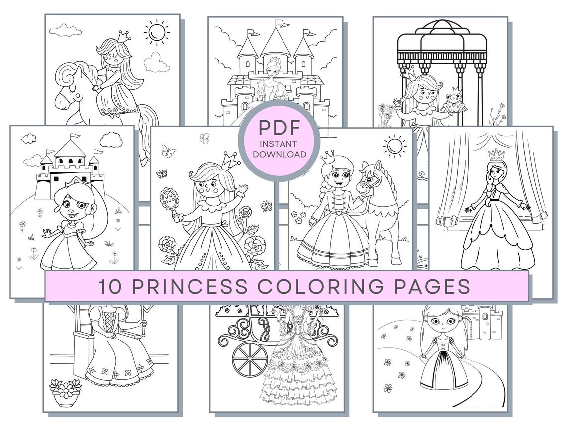 Girls Coloring Pages, 40 Girls Pages, Girls Printables, Girls Coloring ...