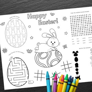 Easter Placemat, Easter Coloring Pages, Easter Printables, Good Friday ...