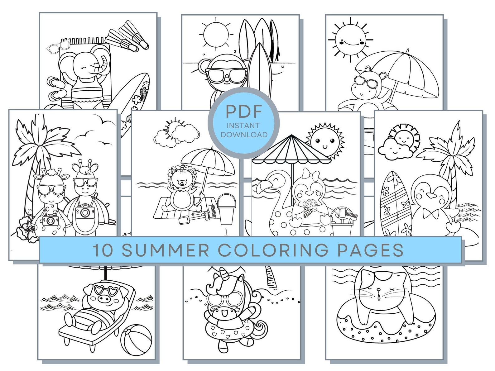 Seasons Coloring Pages, Summer Coloring Pages, Spring Coloring Pages ...