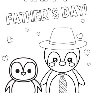 Father's Day Coloring Page, Father's Day Printables, Father's Day ...