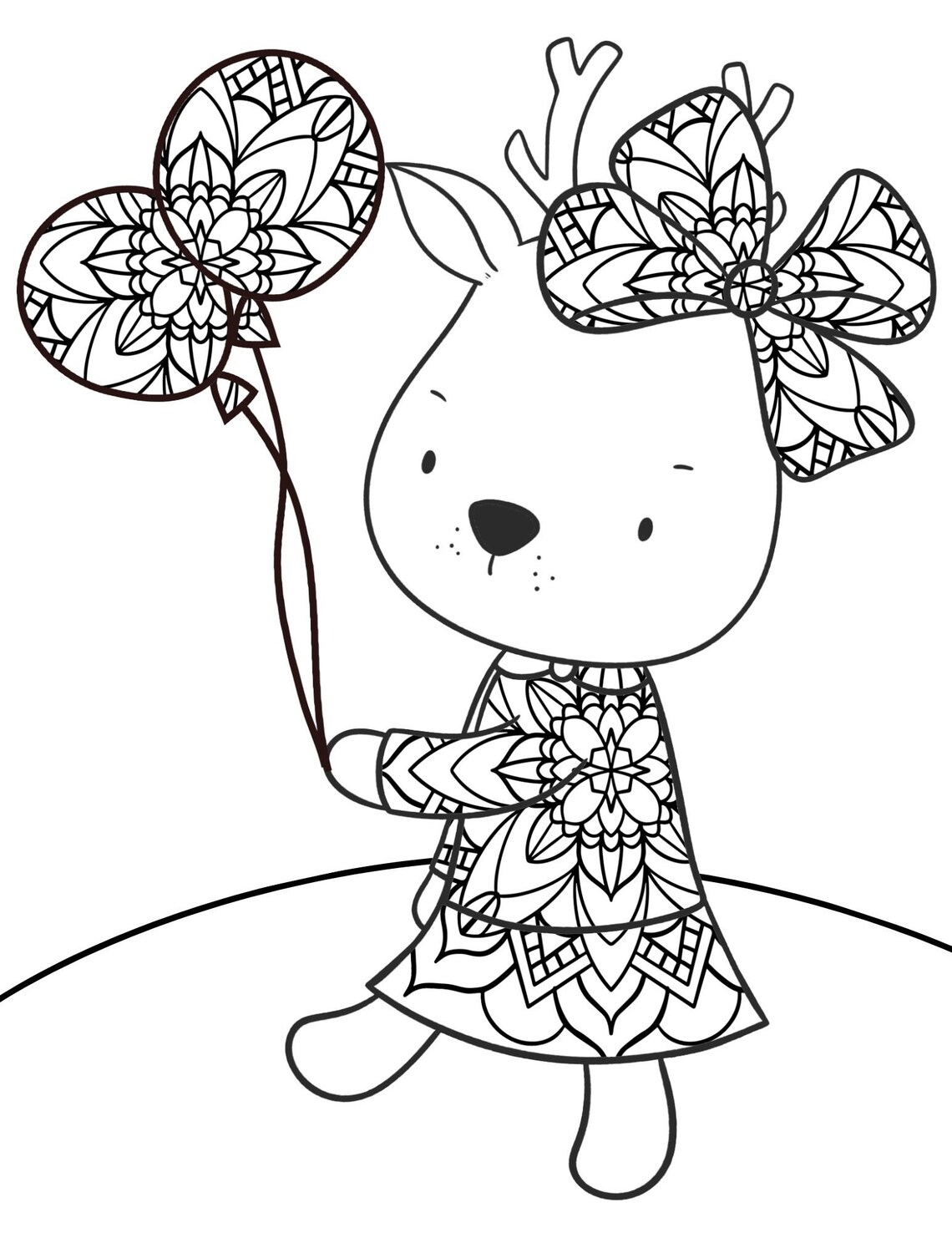 Mandala Animals Coloring Pages, Mandala Coloring for Kids, Mandala ...