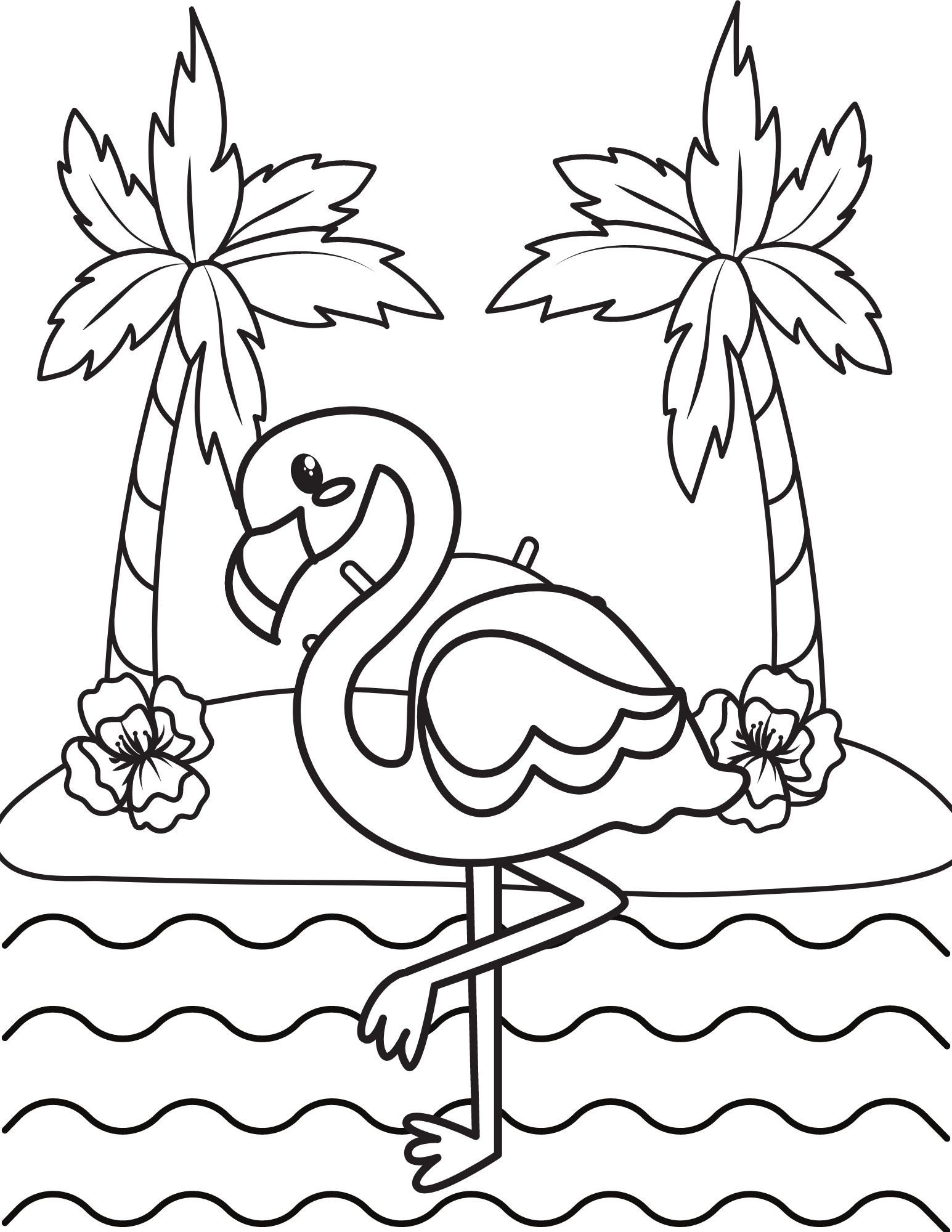 Flamingo Coloring Pages, Flamingo PDF, Flamingo Printables, Flamingo ...