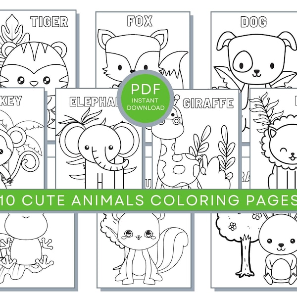 Cute Animal Print - Etsy