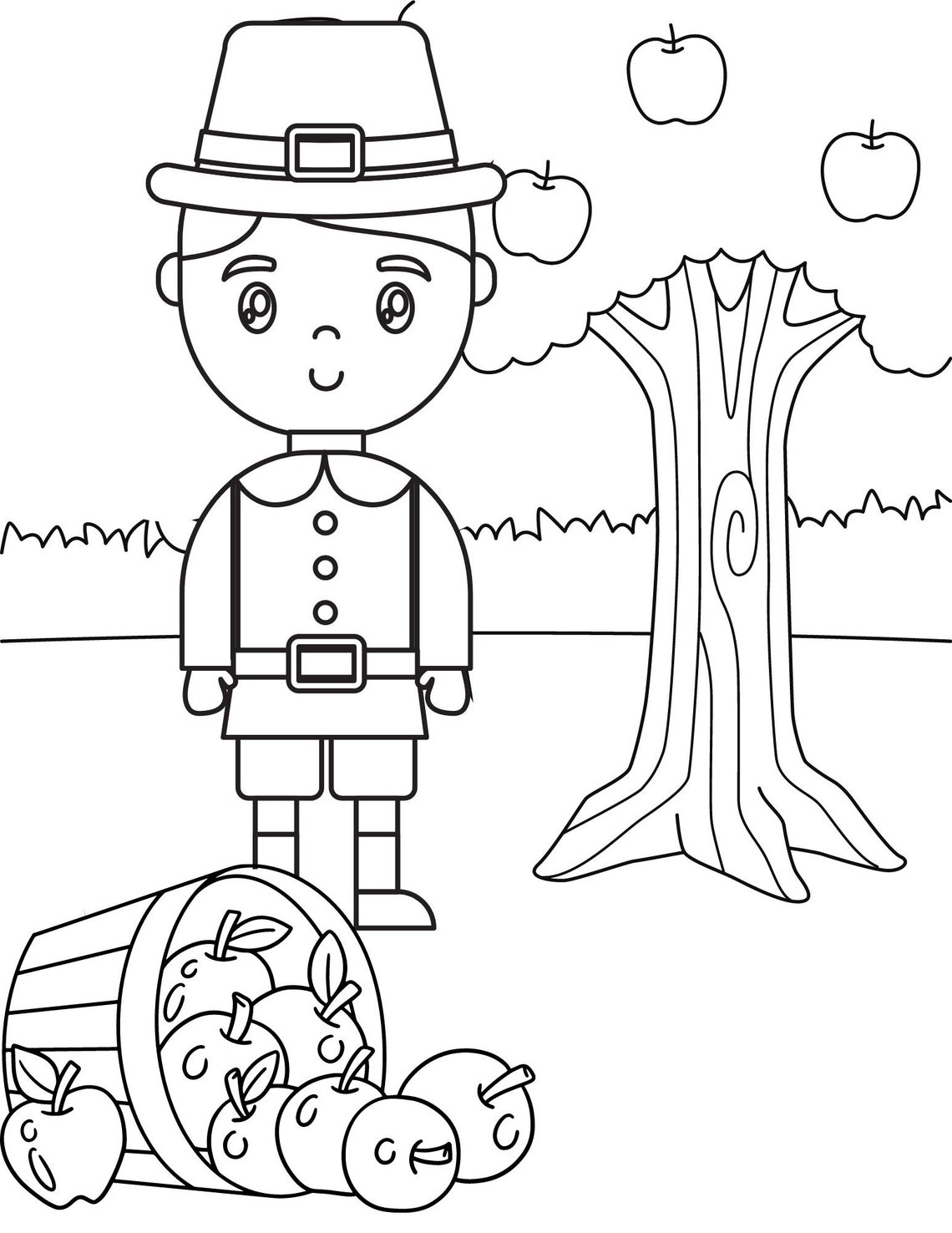 Thanksgiving Coloring Pages, Thanksgiving PDF Thanksgiving Printables ...