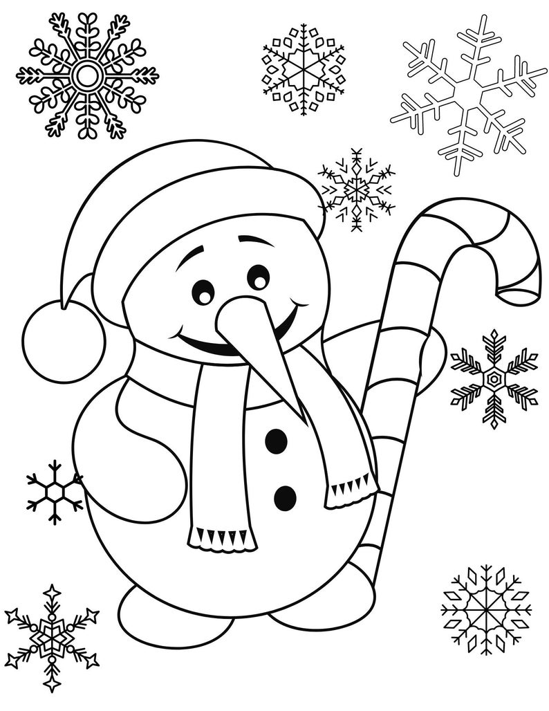 10 Christmas Coloring Pages PDF Coloring Christmas Etsy 10 Christmas Coloring Pages PDF Coloring Christmas Etsy