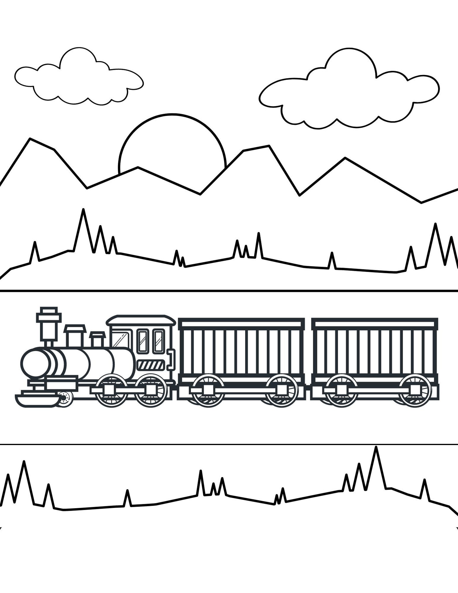 Trains Coloring Pages, Boys Coloring, Trains PDF, Trains Printables ...