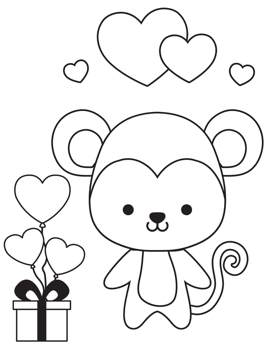 Valentine's Day Coloring Pages for Kids, Valentines Printables ...