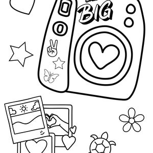 40 Teen Girls Coloring Pages, Teens Coloring Pages, Preppy Aesthetic ...