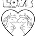 Unicorn Valentine's Day Coloring Pages, Valentines Printables ...