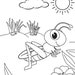 Bugs Coloring Pages, Bee PDF, Butterfly Printables, Spider Coloring ...