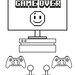 Gaming Coloring Pages, Gaming PDF, Gaming Printables, Gamer Coloring ...