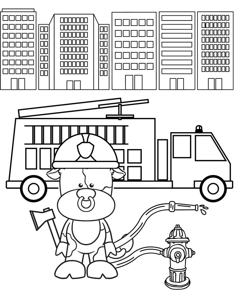 Professions Coloring Pages, Jobs Coloring Pages, Habbits Coloring Pages ...