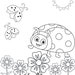 Bugs Coloring Pages, Bee PDF, Butterfly Printables, Spider Coloring ...