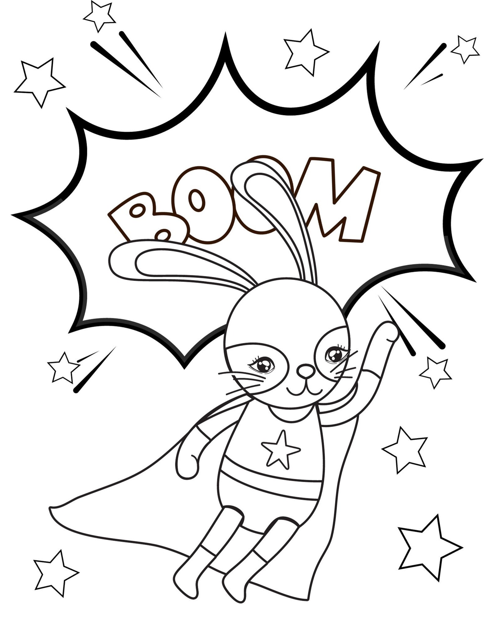 Superhero Coloring Pages, Superhero PDF, Superhero Printables, Super ...