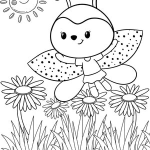 Spring Coloring Pages, Spring PDF, Spring Printables, Spring Coloring ...