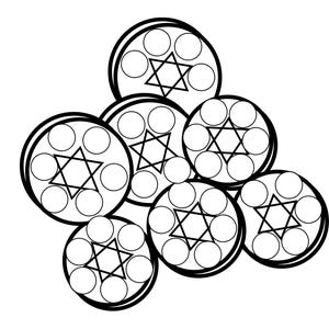 Hanukkah Dot Marker Coloring Pages, Hanukkah Do a Dot, Jewish Coloring ...