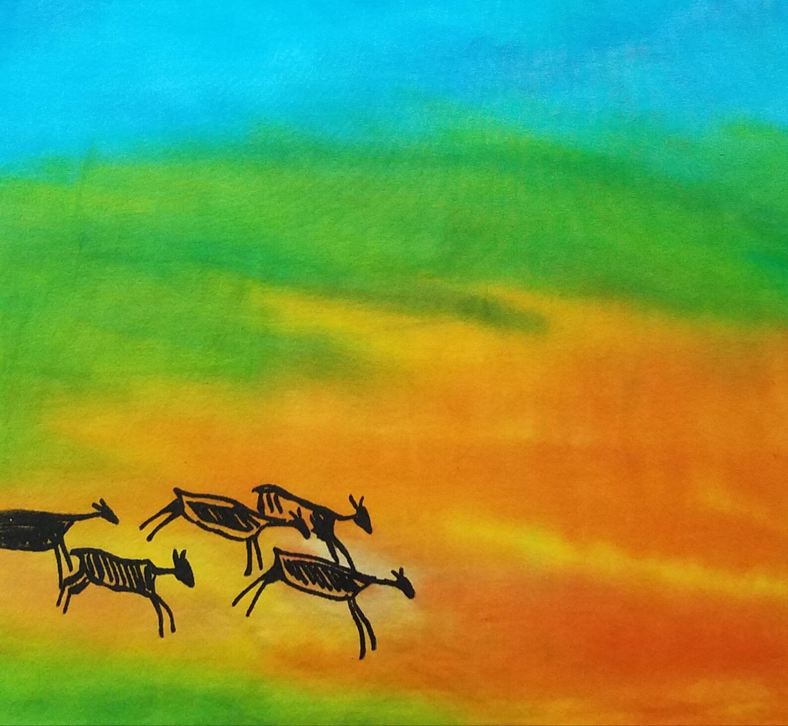 Pueblo Herd of Deer Text by Edgar Allan Poe Woman's XL - Etsy