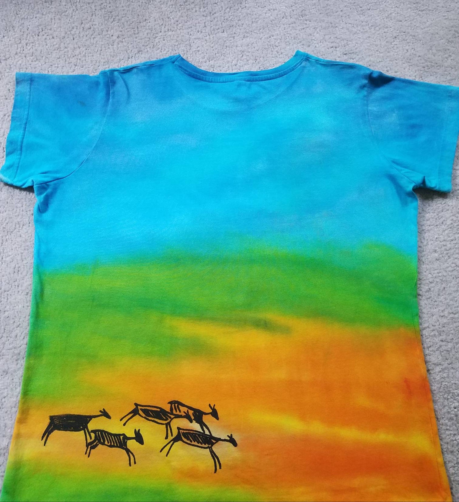 Pueblo Herd of Deer Text by Edgar Allan Poe Woman's XL - Etsy