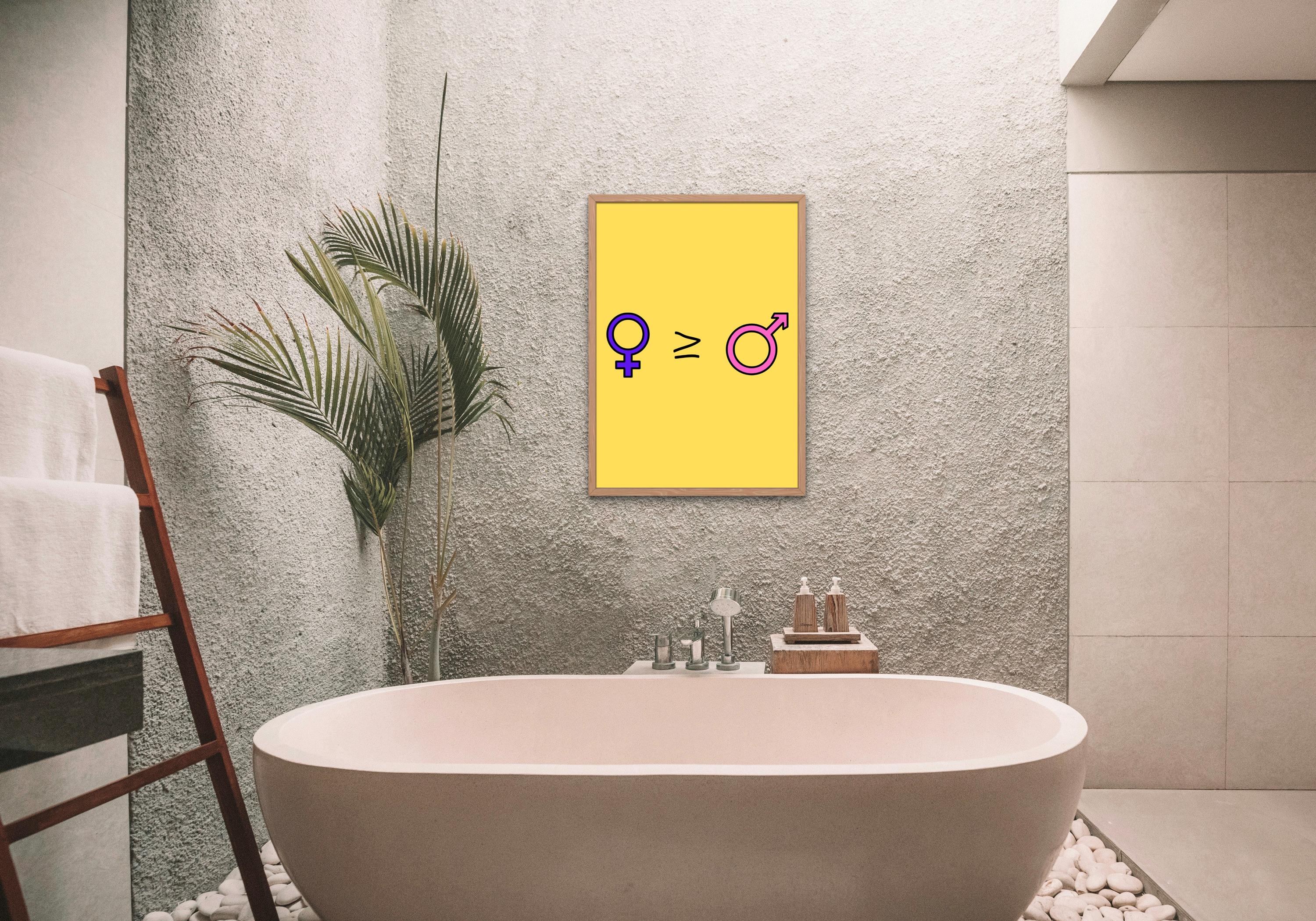 Gender Equality Wall Art PNG Feminist Printable Modern Empowerment ...