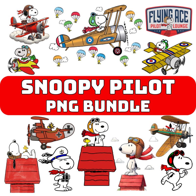 Snoopy airplane - Etsy.de